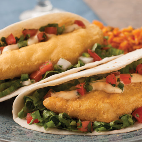 Pub-Style Cod Fish Tacos with Fresh Pico De Gallo