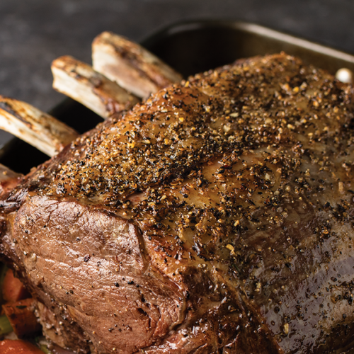 Prime Rib Roast with Rosemary & Thyme au Jus